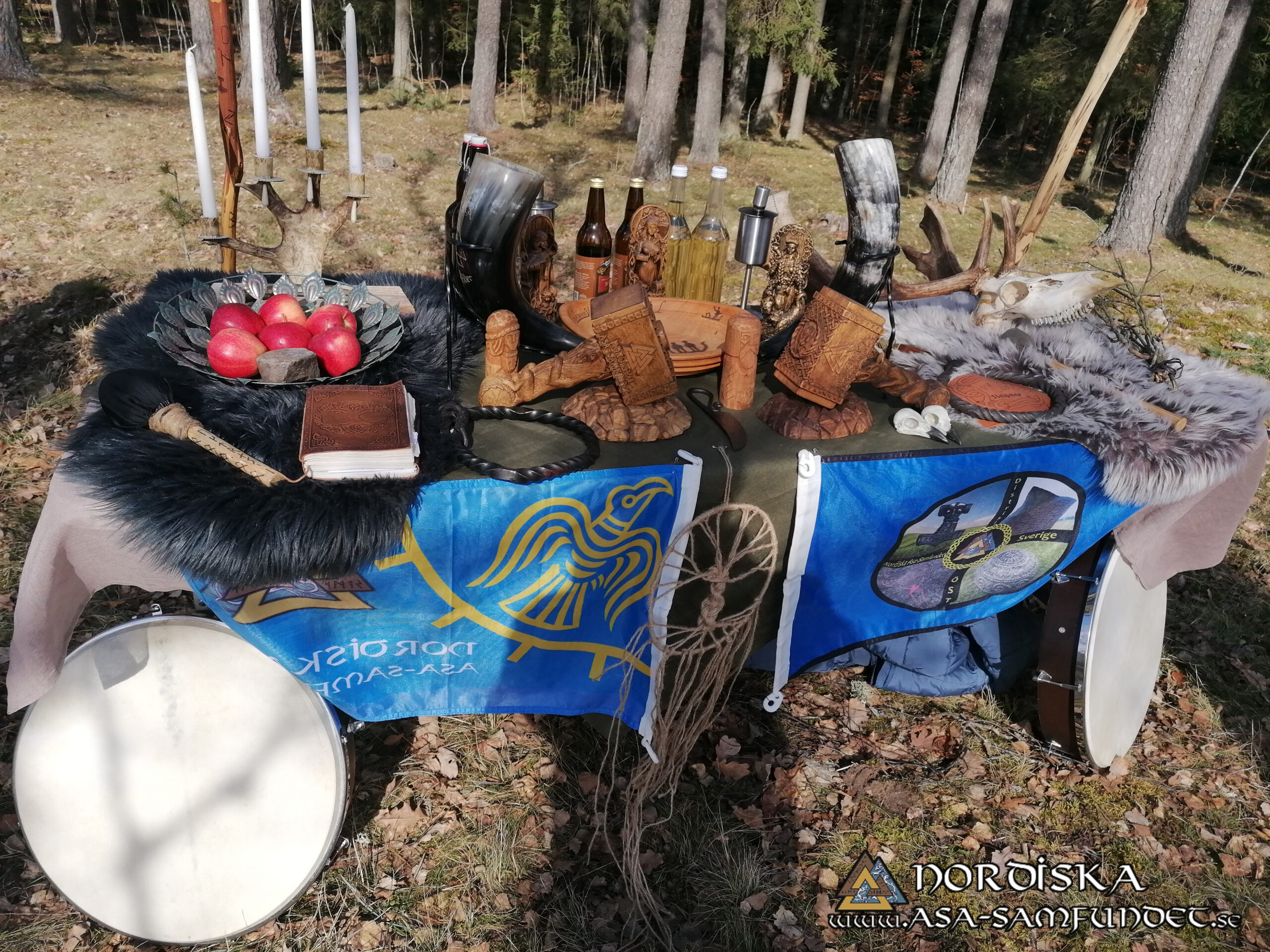 Utförda Blot 2024: Blotlag Yggdrasil och Sleipner höll gemensamt ...
